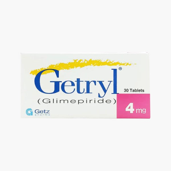Getryl 4mg Tablet, 30 Ct - Getz Pharma – My Supplements And More